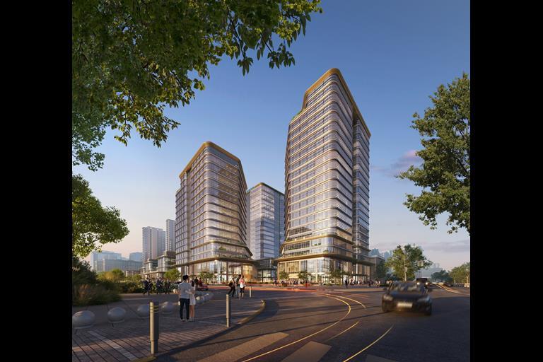 Fosters unveils designs for Changfeng mixed-use development in Shanghai ...